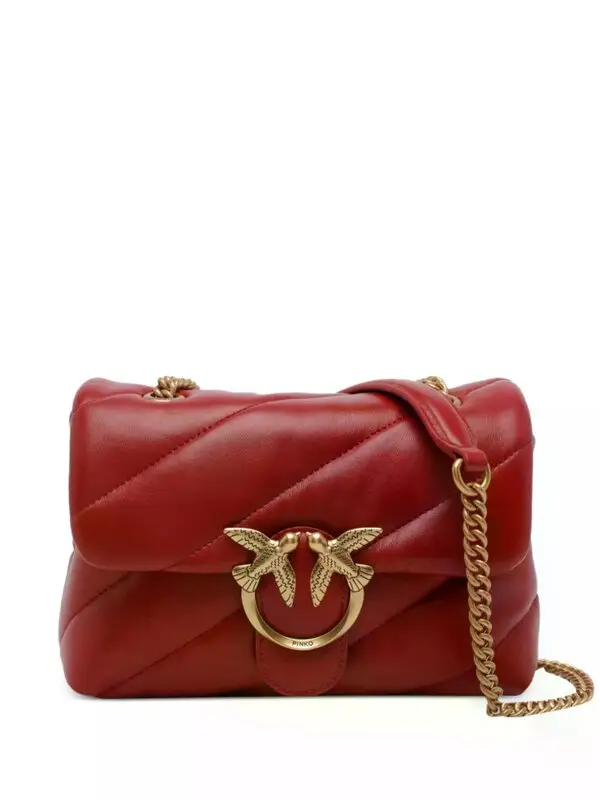 Pinko Small Love Shoulder Bag - Red