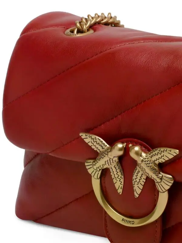 Pinko Small Love Shoulder Bag - Red