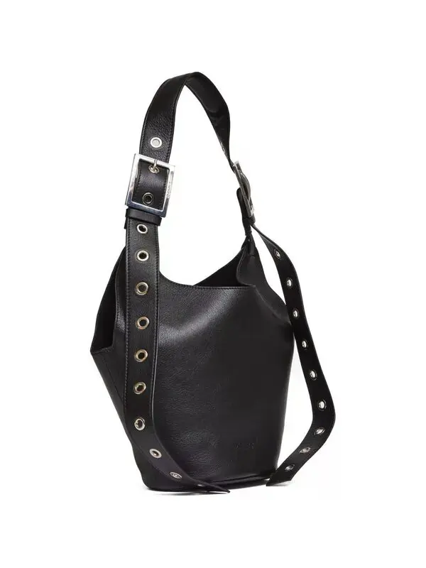 DONDUP Leather Bucket Bag - Black