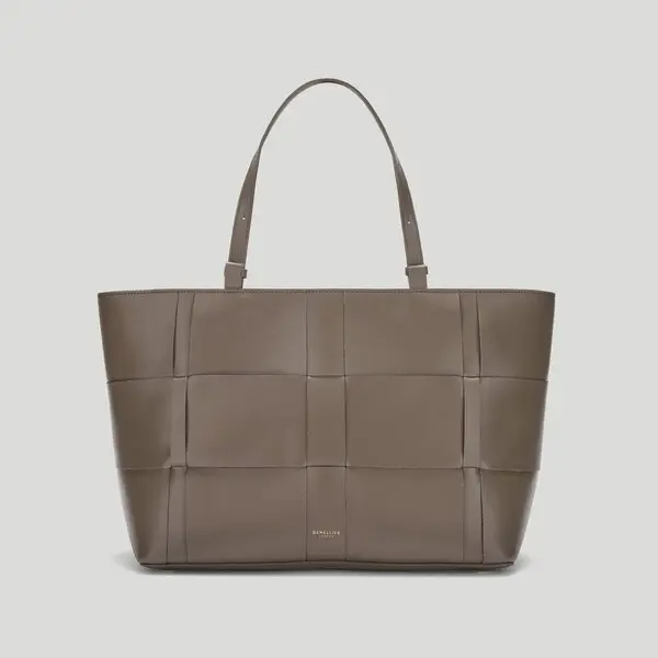DEMELLIER The Florence - Dark Taupe Fine Grain