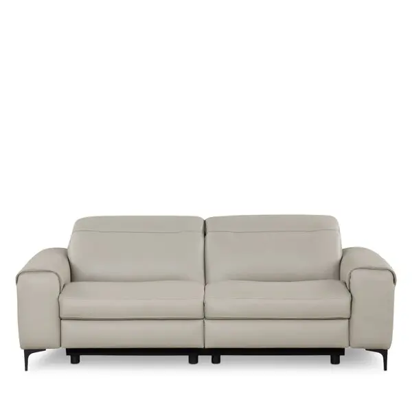 NICOLETTI Tacchino Power Reclining Two Piece Leather Sofa