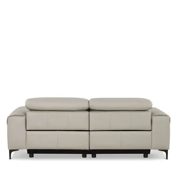 NICOLETTI Tacchino Power Reclining Two Piece Leather Sofa