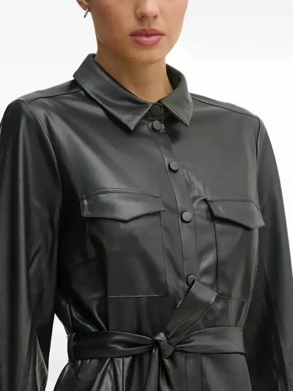 OUI Belted Midi Shirt Dress