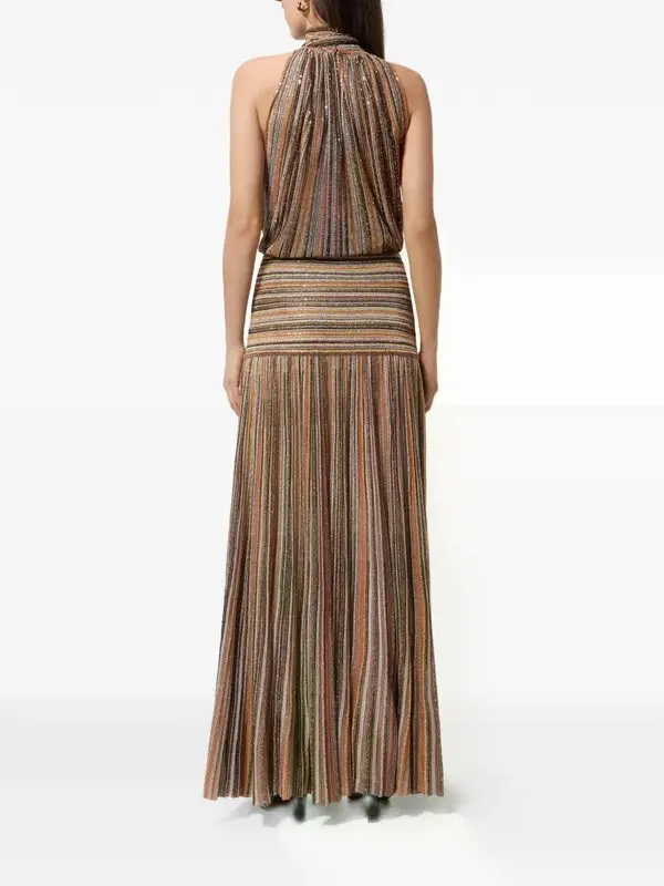 Missoni Striped Pleated Skirt