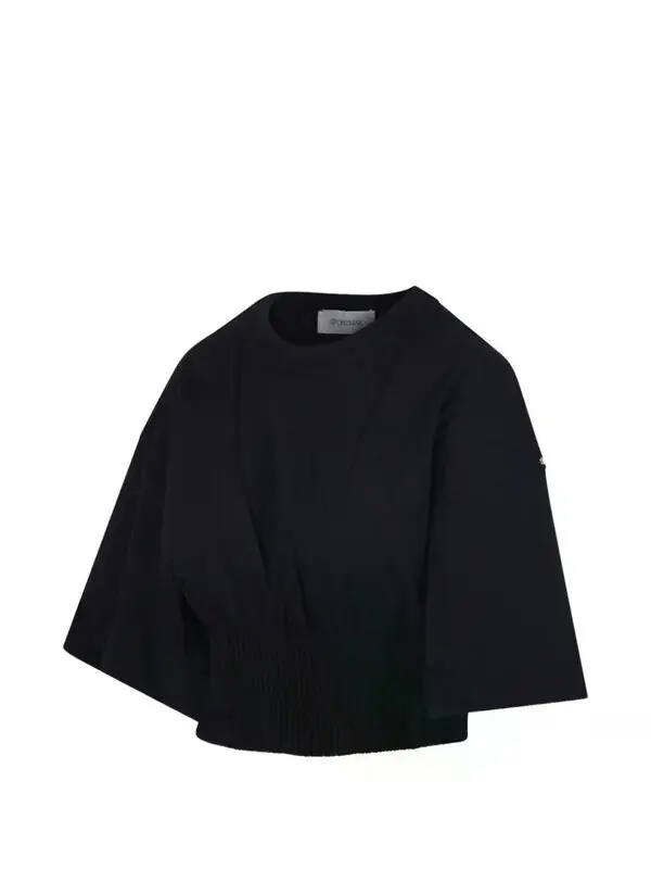 Sportmax Cropped Cotton Top