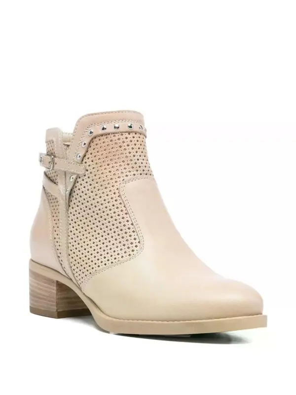 NEROGIARDINI Studded Buckle Boots