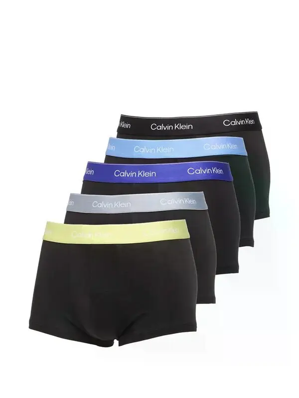 Calvin Klein Logo-waistband Briefs - Black