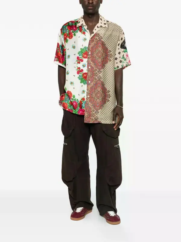 Moschino Floral Patchwork Shirt