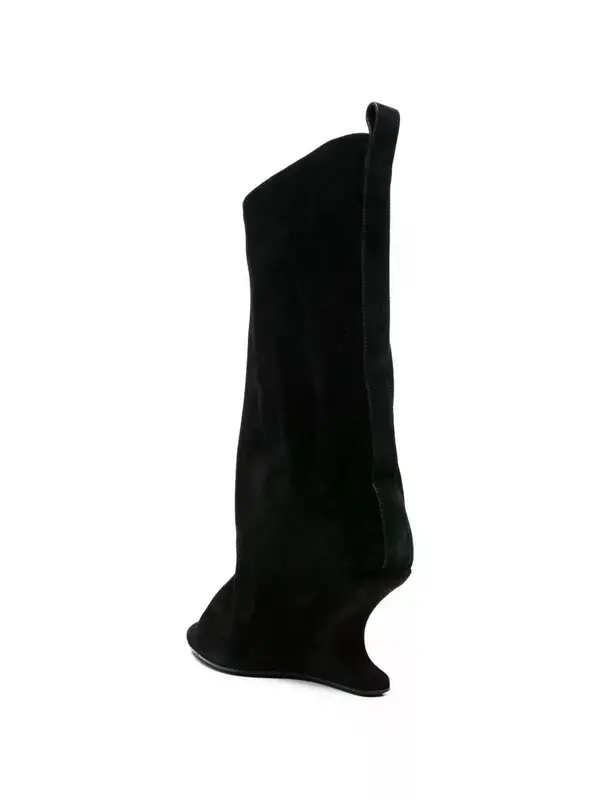 Rick Owens Cantilever 8 Pointed Boots - Black