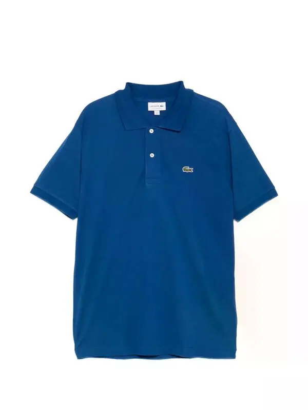 Lacoste Logo-patched Short-sleeve Polo Shirt - Blue