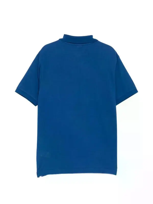 Lacoste Logo-patched Short-sleeve Polo Shirt - Blue