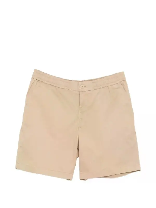 Lacoste Logo-patched Chino Shorts - Neutrals