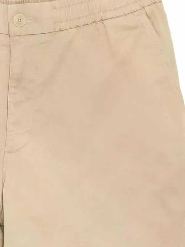 Lacoste Logo-patched Chino Shorts - Neutrals