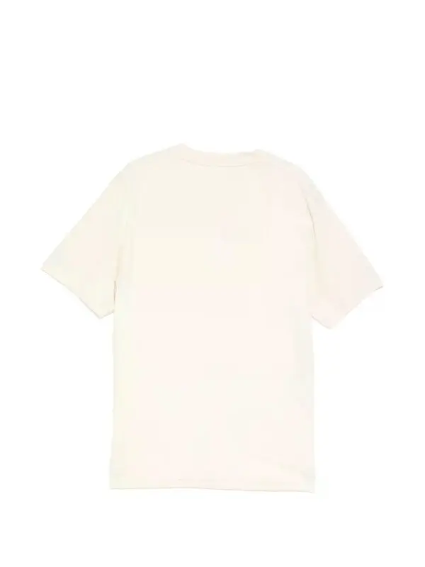 Lacoste Logo-patched Cotton T-shirt - Neutrals