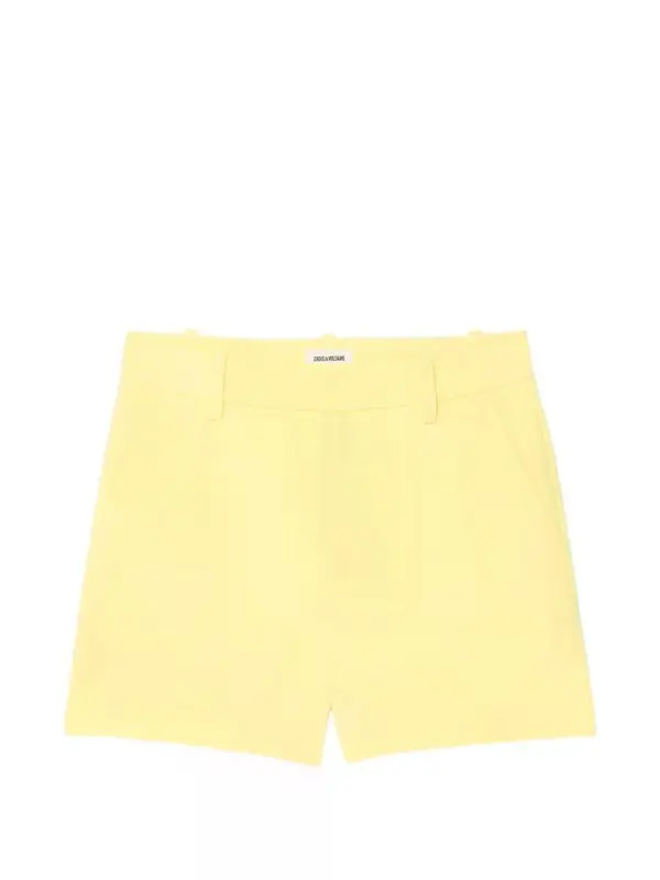 Zadig&Voltaire Tailored Shorts - Yellow