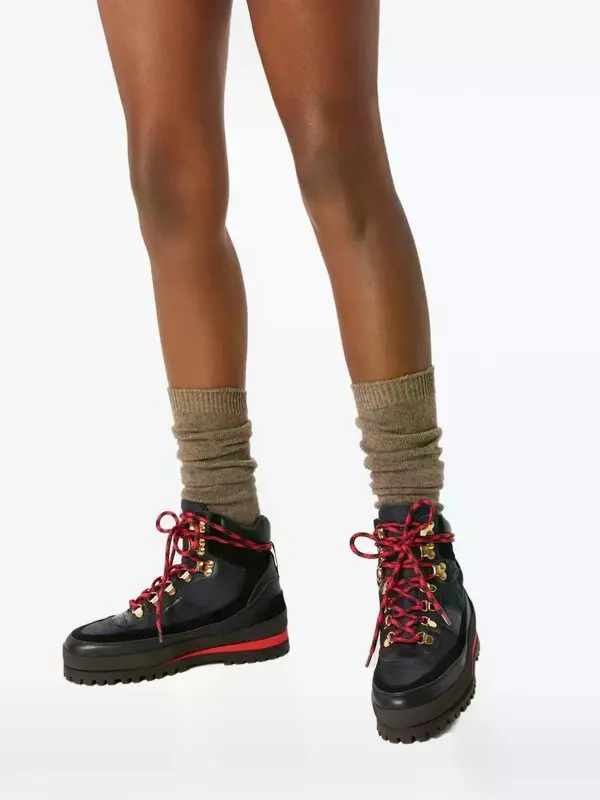 ODISSI Vicky Leather Lace-up Boots