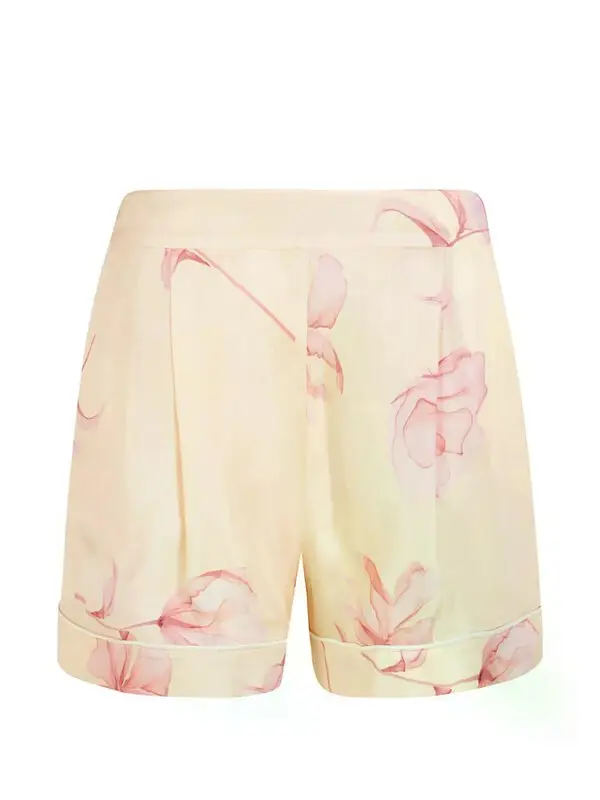 MAR DE MARGARITAS Floral Print Shorts