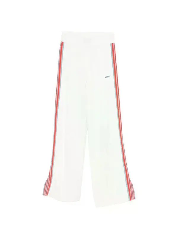 AUTRY Logo-embroidered Track Pants - White