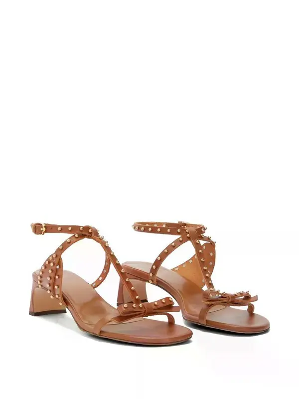 ODISSI Jackie Leather Sandals - Brown