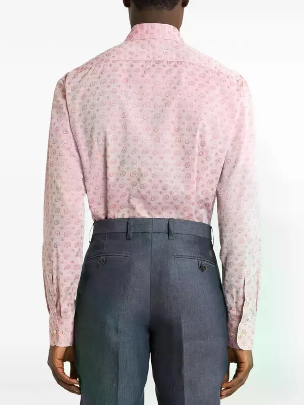 Etro Fil Coupé Paisley Motif Shirt