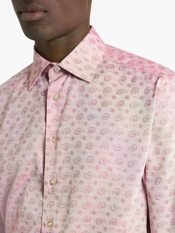Etro Fil Coupé Paisley Motif Shirt