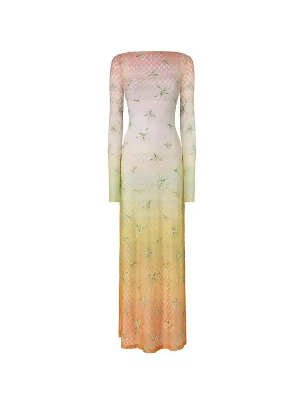 Missoni Embroidered Beach Dress - Orange