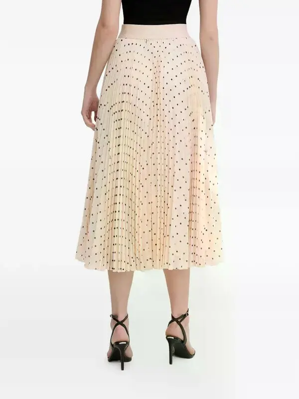 JOOP! Salma Polka-dot Pleated Midi Skirt