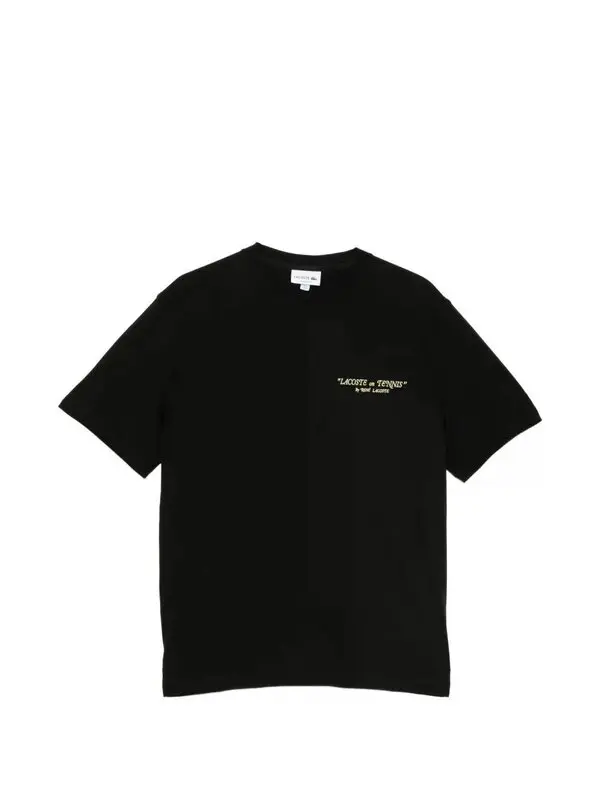 Lacoste Embroidered Cotton T-shirt