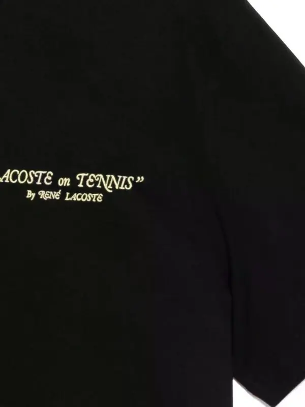 Lacoste Embroidered Cotton T-shirt