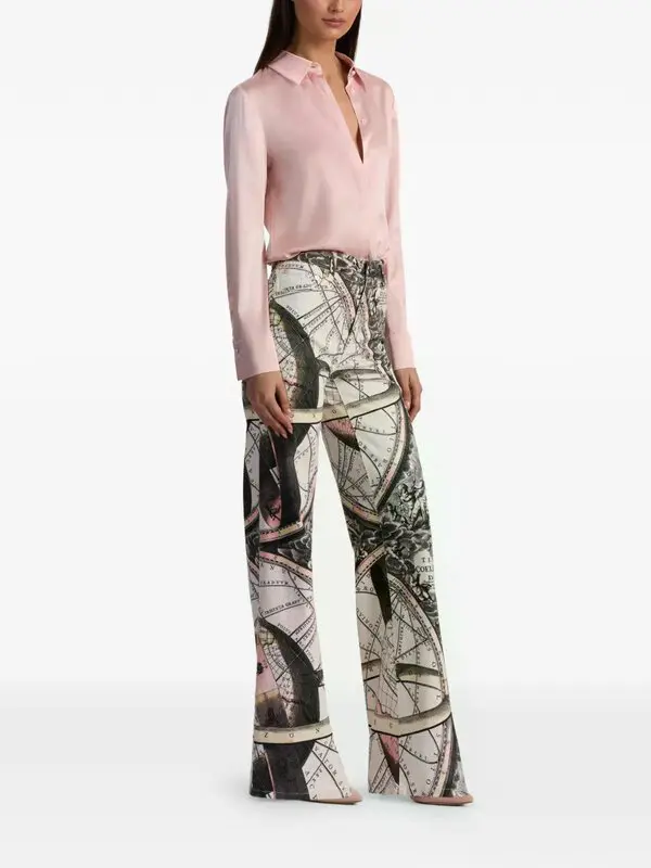 Alice + Olivia Printed Full-length Jeans
