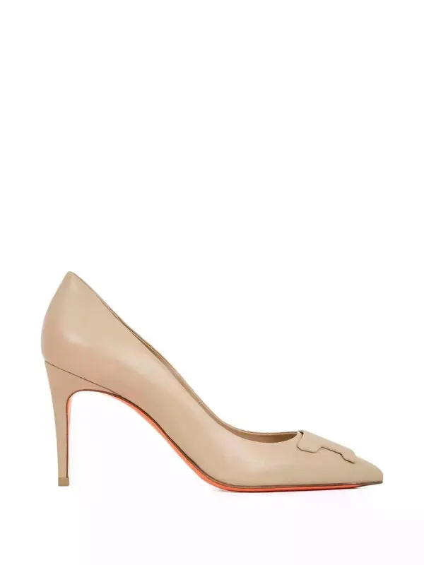 Santoni Sibille Heeled Pumps - Neutrals