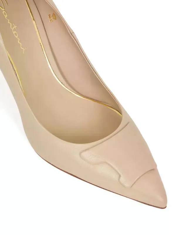 Santoni Sibille Heeled Pumps - Neutrals
