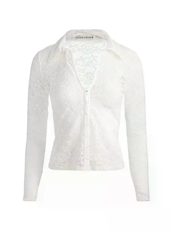 Alice + Olivia Kara Lace Shirt