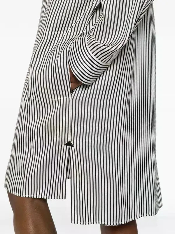 TOM FORD Striped Midi Shirt Dress