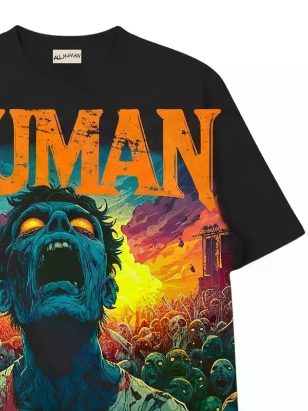 ALL HUMAN Zombie-print T-shirt