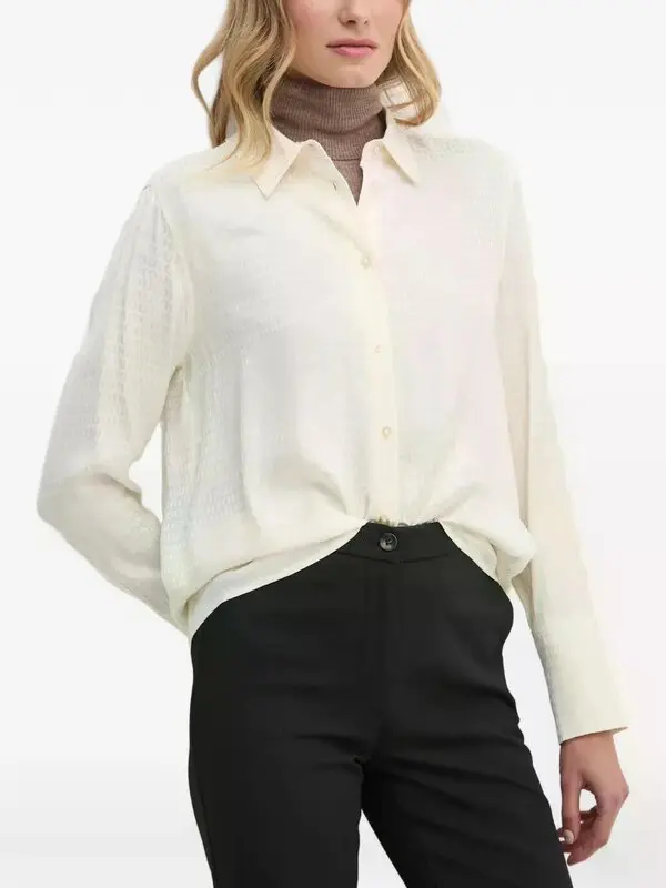 OUI Patterned Button-down Shirt