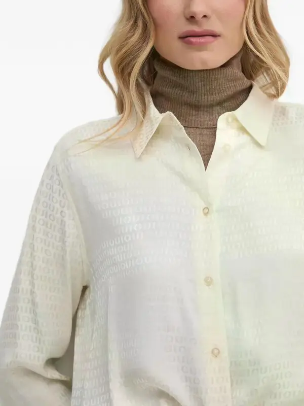 OUI Patterned Button-down Shirt
