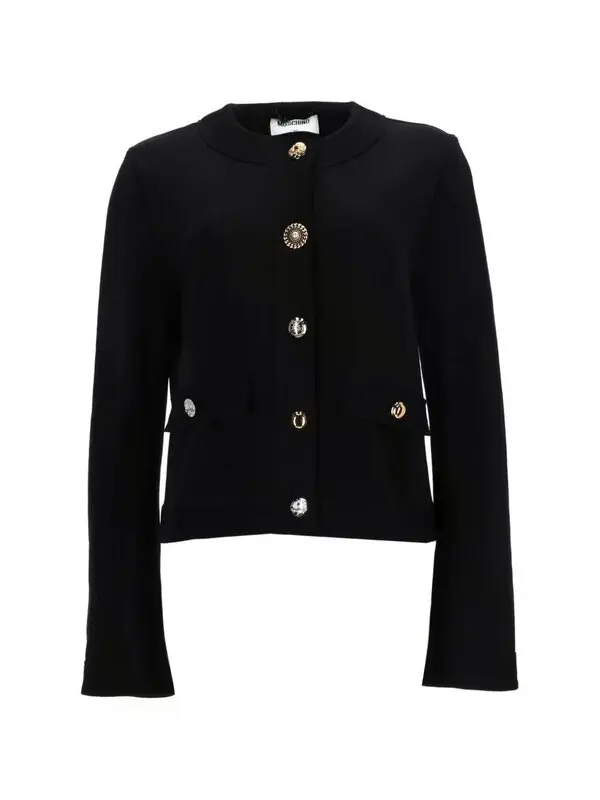 Moschino Buttoned Cardigan - Black