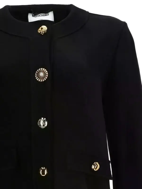 Moschino Buttoned Cardigan - Black