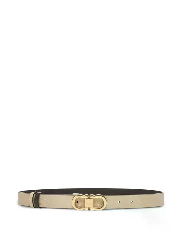 FERRAGAMO Reversible Adjustable Belt - Brown
