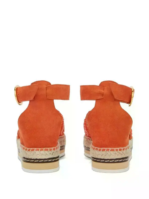 ODISSI Lily Almond-toe Espadrilles - Orange