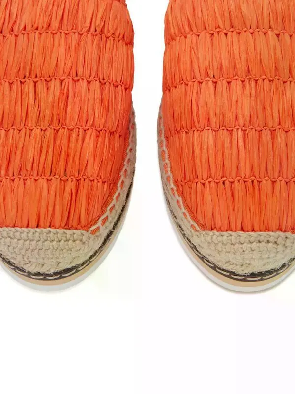 ODISSI Lily Almond-toe Espadrilles - Orange