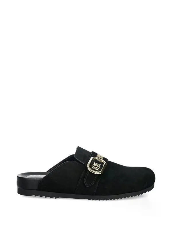 Guess Galavanta Buckle-strap Mules - Black