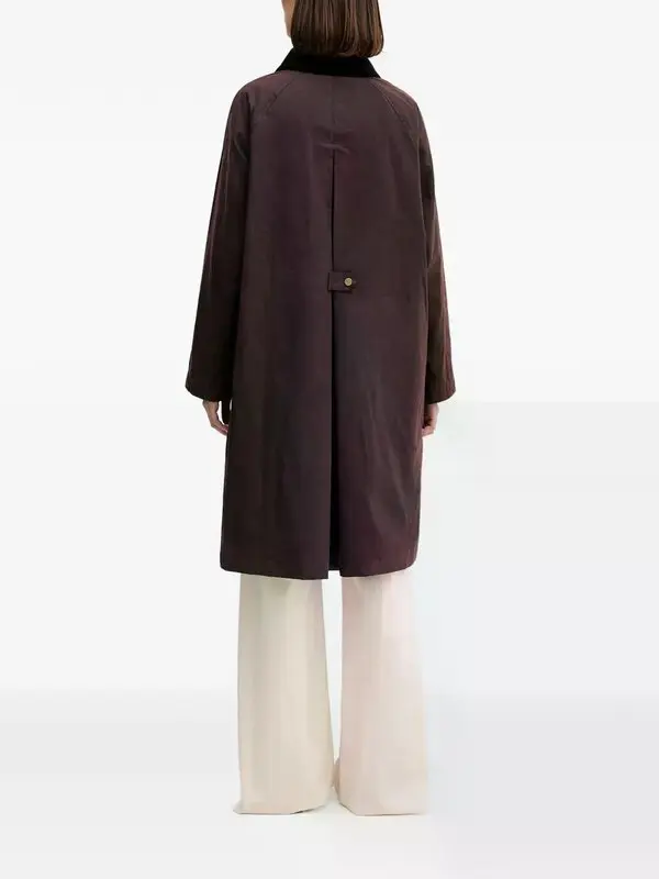 HOSS INTROPIA Damaris Corduroy-collar Trench