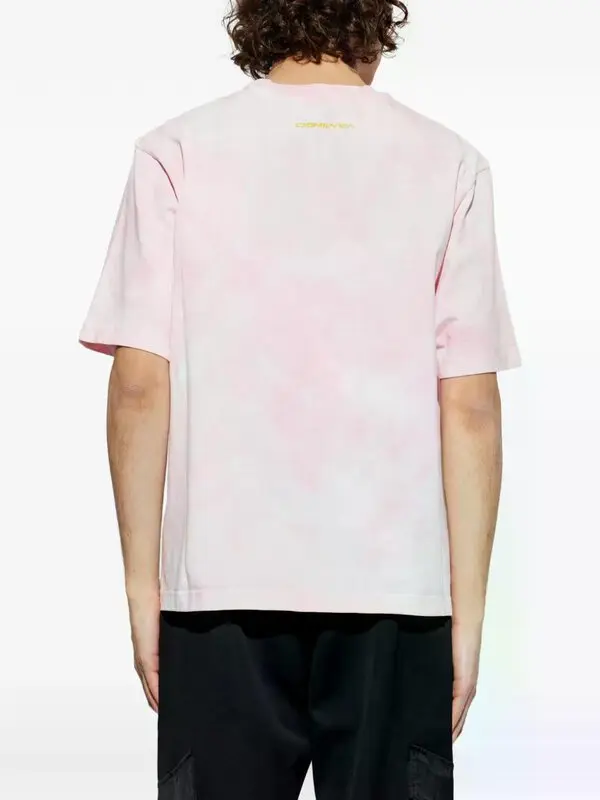 Casablanca Tie-dye Graphic T-shirt - Pink