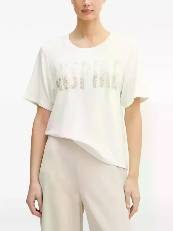 Joseph Ribkoff Embellished Graphic T-shirt