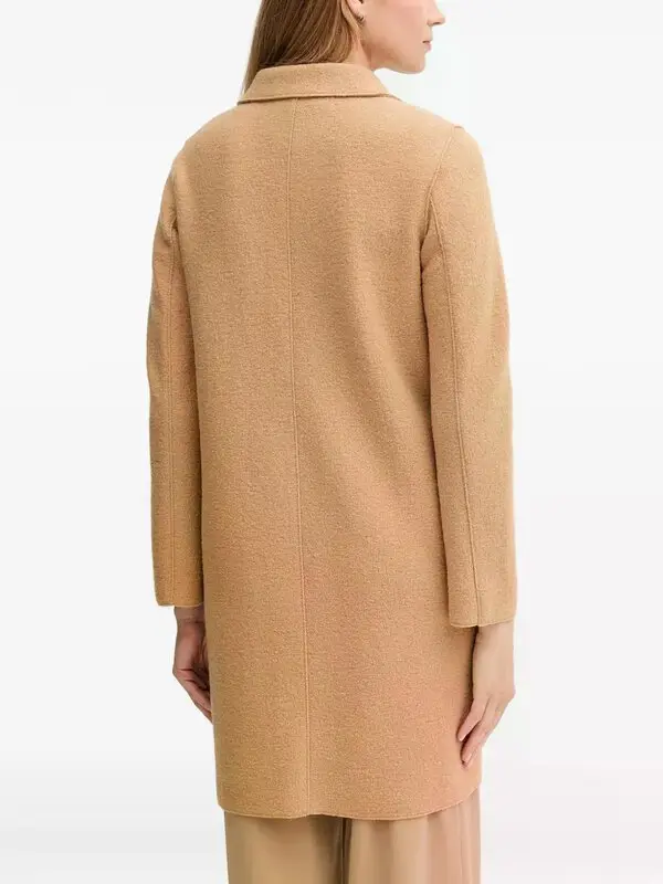 OUI Notched-collar Button Coat - Brown