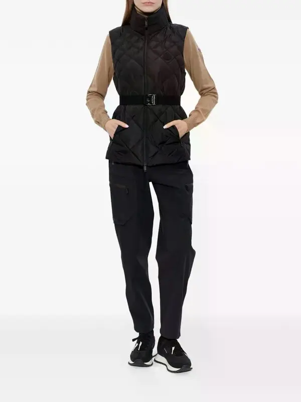 Moncler Logo-patch Gilet - Black