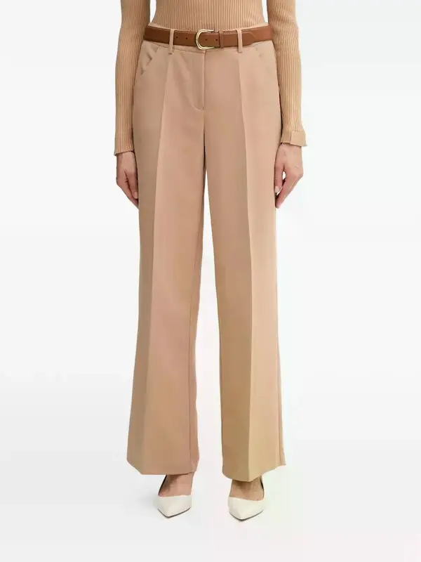 MARC AUREL Pleated Wide Leg Trousers