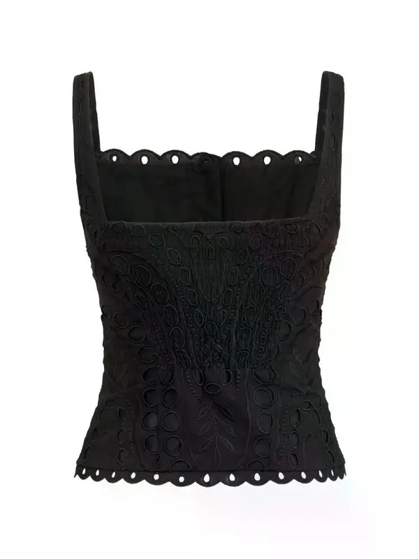 Charo Ruiz Ibiza Nereus Cutwork Top